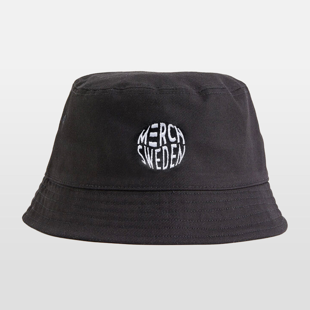 Merchsweden White logo Bucket hat - Embroidered logo