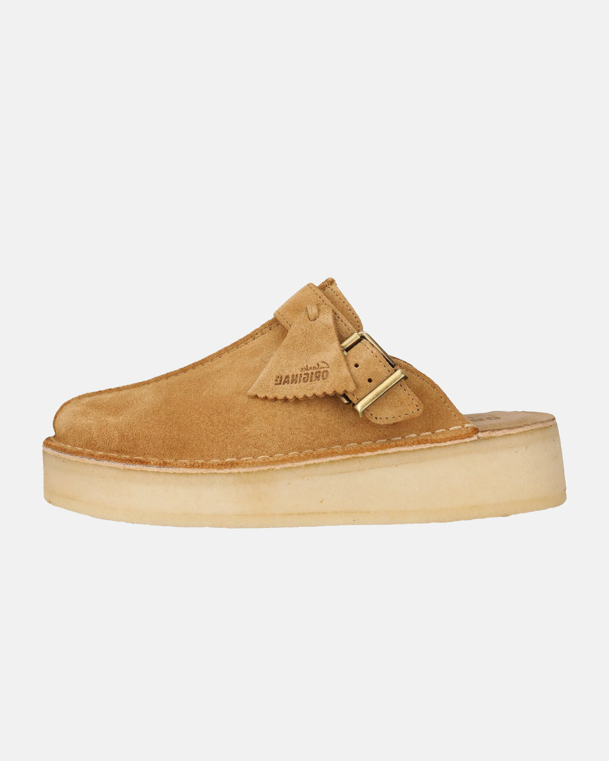 Clarks TrekWedge Mule D Tan Suede - CL26175870 - Merchsweden