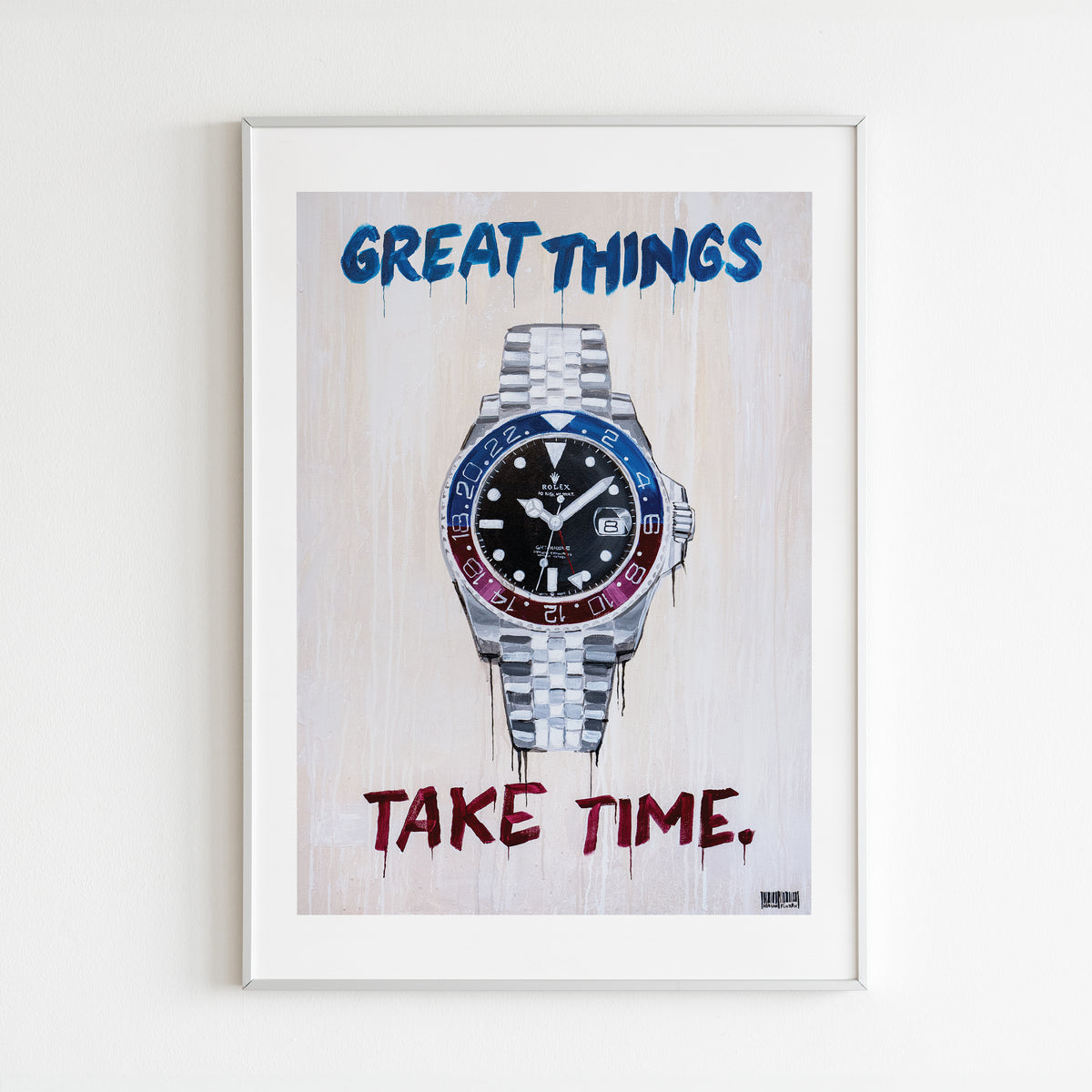 "Great Things, Take Time" Poster - 50x70 - Merchsweden