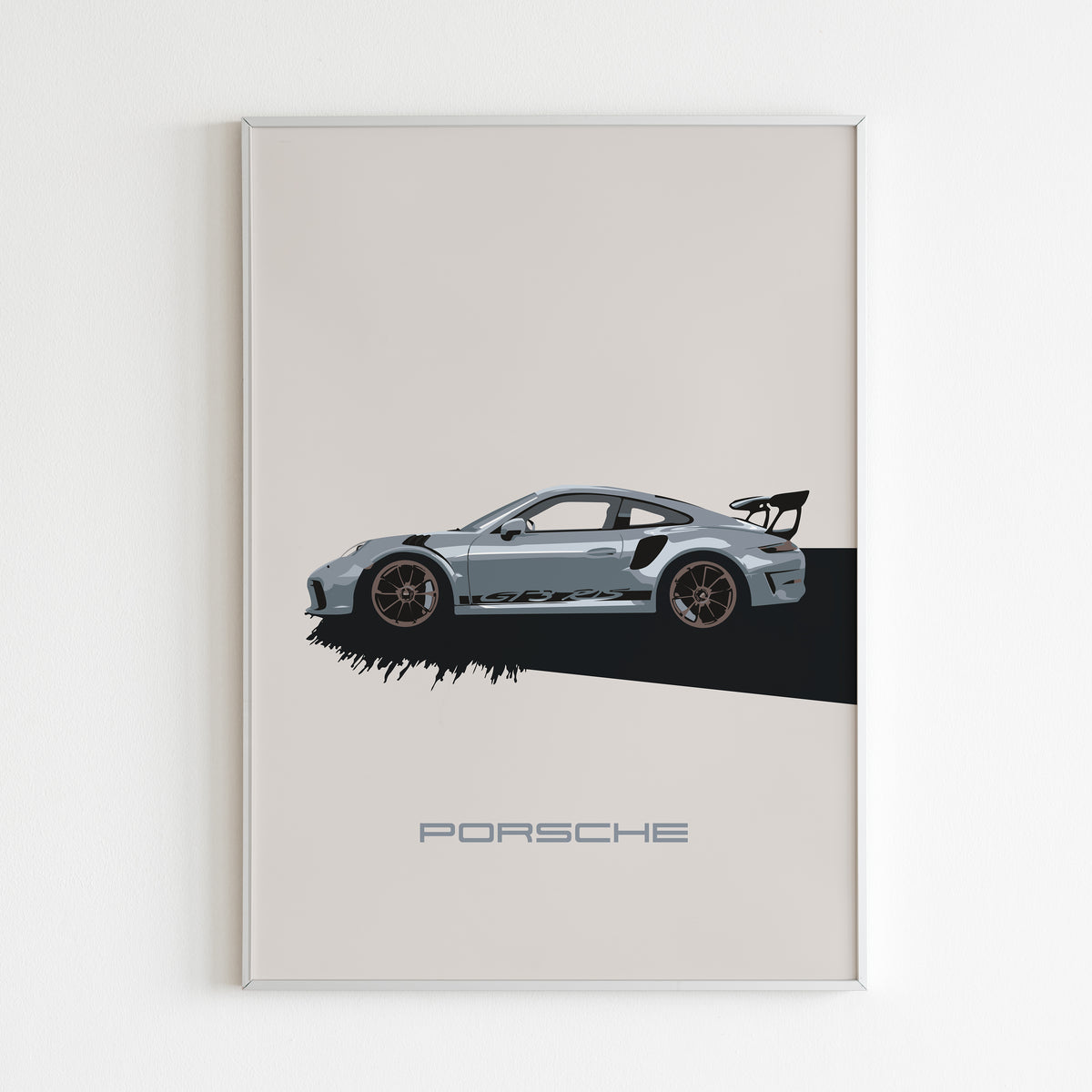 "Porsche No.2" Poster - 50x70 - Merchsweden