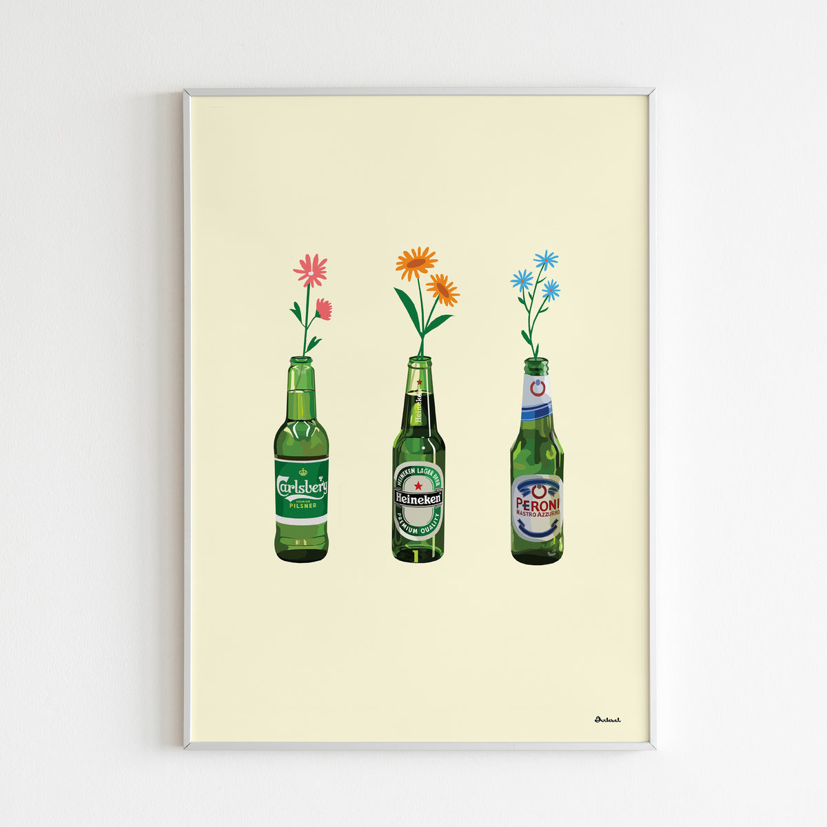 Sprouting Beer Poster - 50x70 - Merchsweden